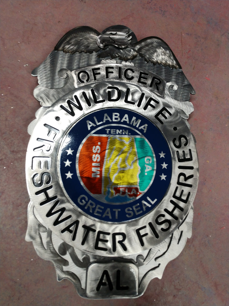 LEO Badges into Wall Art – FastLane MetalWorx